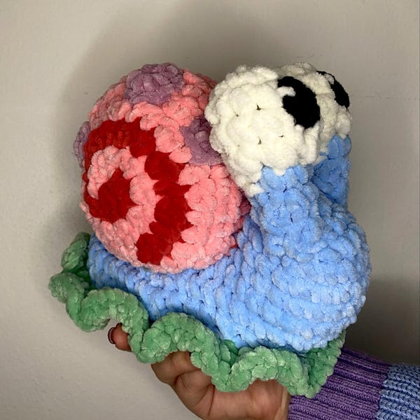 Crochet Pattern: Sea Snail, PDF, Amigurumi (english and French Version ...