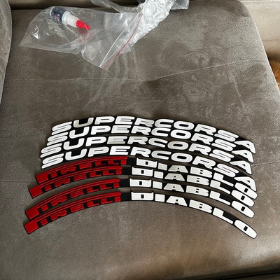Permanent Toyo Tires Tire Lettering Stickers 1.25 for 14 to 22 16 Pcs ...