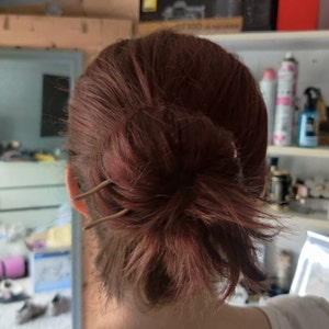 Silver Spiral design silver bun cage hair bun holdersilver | Etsy