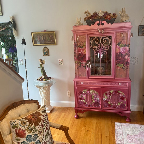 SOLD Marie Antoinette/ Antique/ Rococo Mirror/ Makeup Desk/ Vanity ...