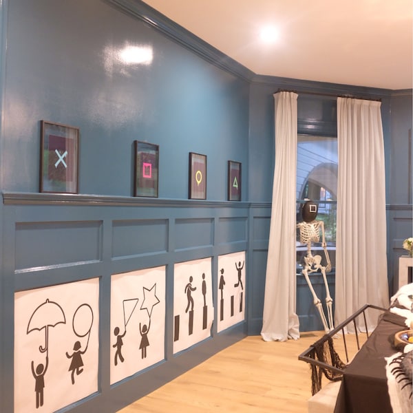 Happy Halloween Skulls + Bones Banner | Printable and Cut Halloween ...