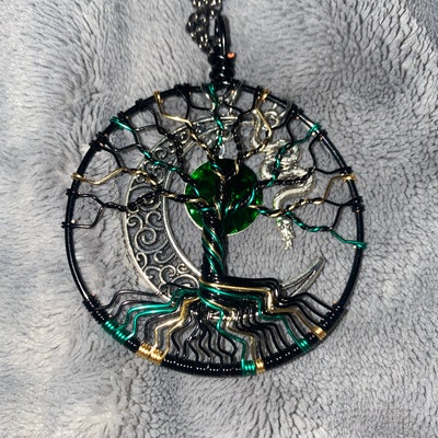 Loki Tree of Life Pendant - Etsy