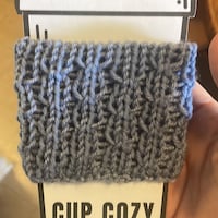 Tall Cup Cozy Display Card, PRINTABLE Template Coffee Sleeve Insert ...