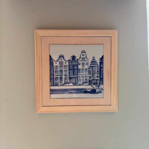 Robust Wooden Ceramic Tile Frame Customizable for Tile Art Real Wood ...