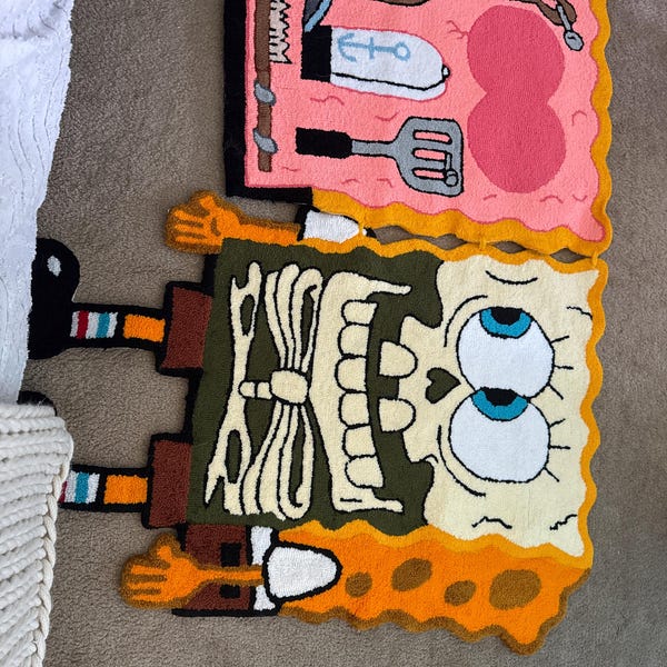 Fliqpy HTF Collection Rug, Skeleton Rug, Handmade Tufted Custom Rug ...