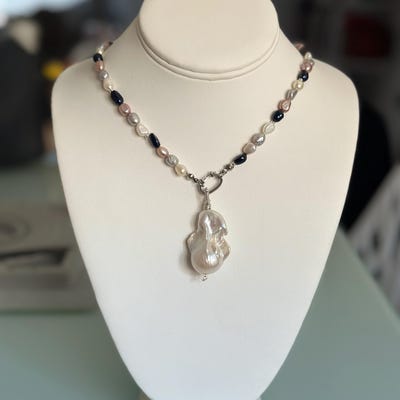 14-16mm Large Edison Pearls, Natural White Pearls, off Round Pearl ...