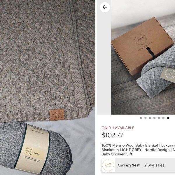 Merino Wool Baby Blanket | Toddler Wool Blanket | Luxury Baby Blanket ...