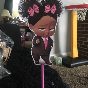 Bossy Girl Baby Boss African American Girl Boss Baby Party Decorations ...