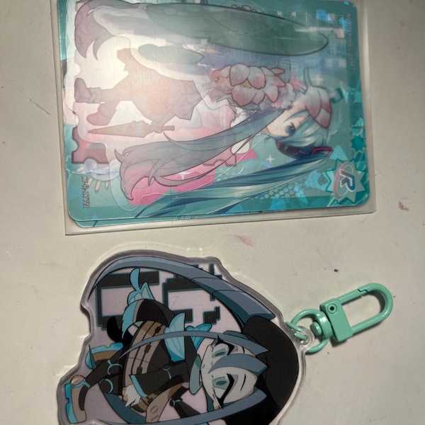 Sushiro X Miku Crossover 7cm Omamori Acyrlic Accessory / Keychain ...