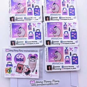 Custom Contact Cards on Premium Matte Sticker Paper - Etsy