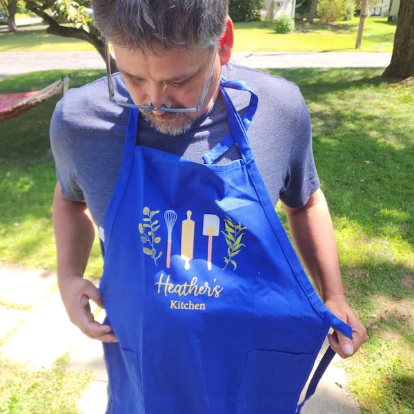 Mommy and Me Aprons, Matching Apron Set, Mama Head Chef, Mother Son ...