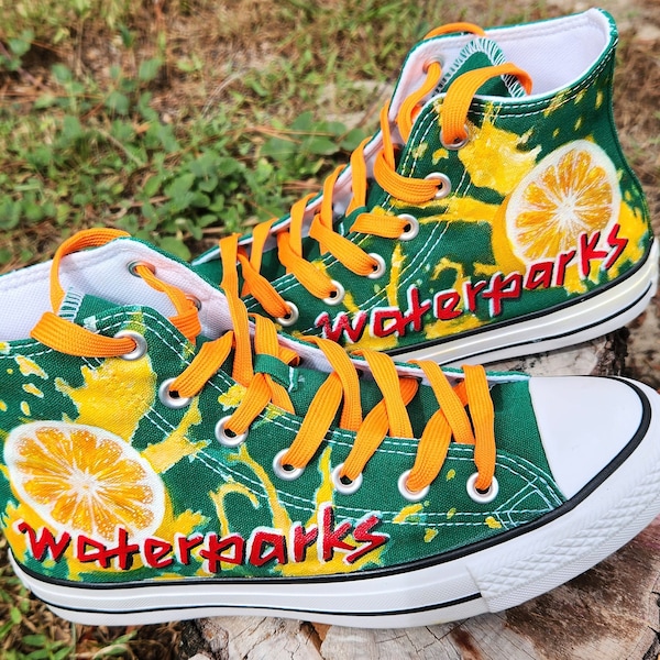 Custom Hand Painted Sneakers. Canvas or Leather. Send Us Your Shoes and ...