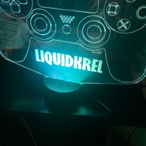 Video Game Controller Console Controller Gaming Room Night Light up ...