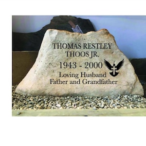Large Custom Engraved Address Stone - Etsy