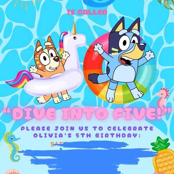 Bluey Pringles Label Girl Bluey and Bingo Party Favors Blue Dog ...