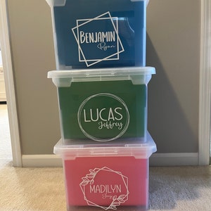 Kids File Box Milestone Tote Memory Box Organization - Etsy