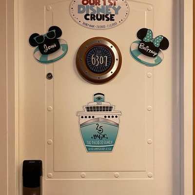 Our 1st Disney Cruise Ship Name Tag Family Magnet Personalized Disney ...