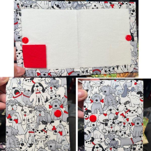 5" X 7" SHABBY Chic Flowers & Birds - Sidekick Notions Bag - Fully ...