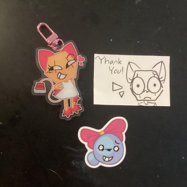 Teardrop BFDI Acrylic Keychain - Etsy