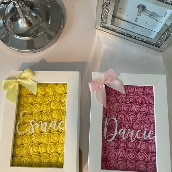 3D Box Frame 2cm Depth Mounted Square Deep Box Frame Scrabble Dispay 3D ...