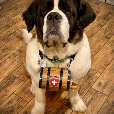 Saint Bernard Barrel With Decal and Engraving - Etsy