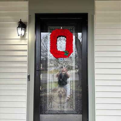 The Ohio State University Block O Wreath All Scarlet red - Etsy