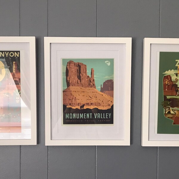 Monument Valley National Park Travel Poster by Anderson Design Group ...
