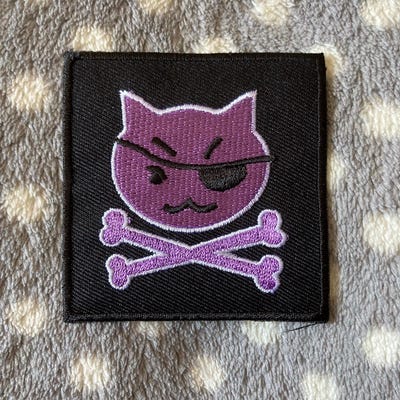 Skeleton Hand Middle Finger Embroidered Iron / Sew on Patch Swear ...