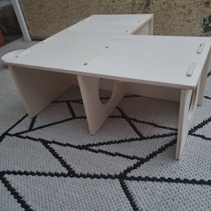 Slot Together Wooden Rabbit Bunk Bed - Etsy