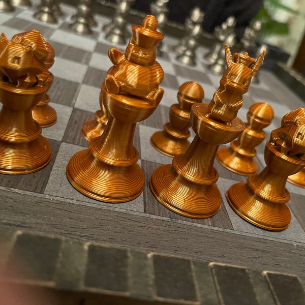 Complete Pokemon Chess Set, Full 32 Piece + 4 Bonus Pieces - CUSTOM ...