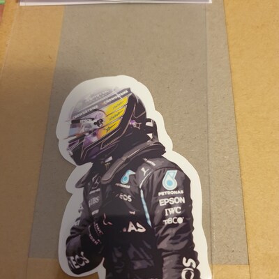 Formula One Lewis Hamilton Vinyl Sticker - Etsy
