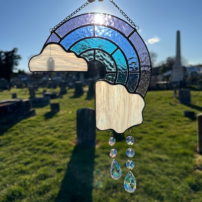 Wavy Flower Stained Glass Pattern Stained Glass Patterns Stained Glass ...