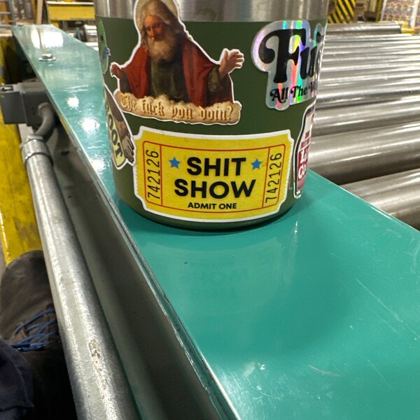 Shit Show Ticket Vinyl Sticker / Magnet | for Water Bottle, Laptop, Car ...