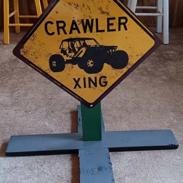 RC Crawler Crossing Metal Sign - RC Shop Décor - Radio Controlled ...
