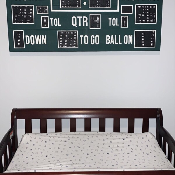 20 X 12 Basketball Scoreboard Personalized Sports-themed Room & Nursery ...