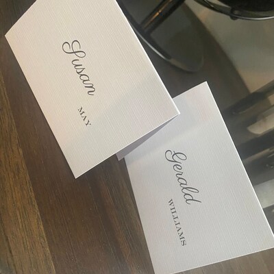 Personalised Large Wedding Reserved Place Name Tags vintage - Etsy UK