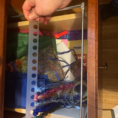 15 HOLE Hanging File Thread Organizer for DMC Embroidery and Cross ...