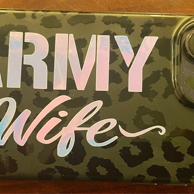 Army Wife Decal Vinyl Sticker - Etsy