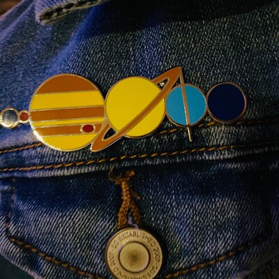 Solar System Enamel Pin - Etsy