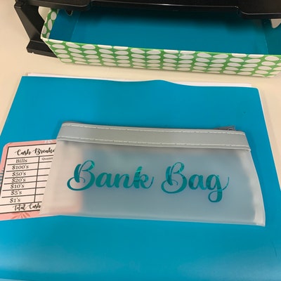 Bank Bag Cash Envelope System Deposit Pouch A6 Binder Budget Binders ...