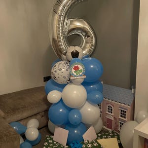 Large DIY Football Balloon Kit , Any Team, Customisable, Personalised ...