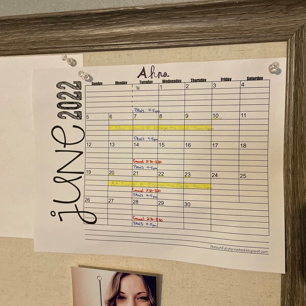 2025 Landscape Lined & Unlined Monthly Calendars | 8.5x11 | LANDSCAPE ...