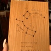 Big & Little Dipper Constellation Wood Card [long Distance Relationship ...