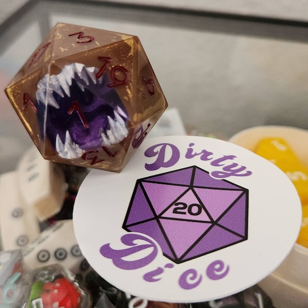 Emerald Archdruid 40mm D&D Chonk, Polyhedral Dice, Dnd Dice, Dungeons ...