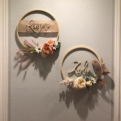 Nursery Name Sign Wood Name Sign Emily Sign Baby Wall Name - Etsy