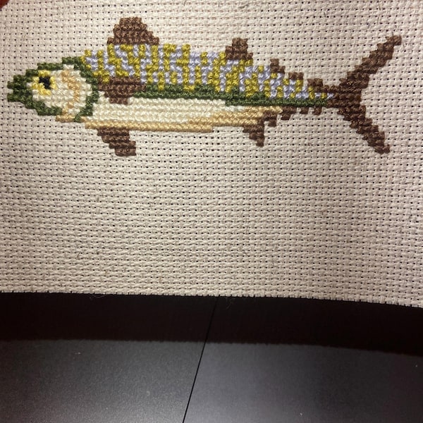 Sardines Cross Stitch Pattern - Etsy