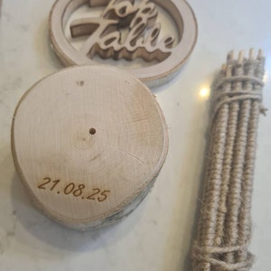 Set of Wooden Table Numbers, Rustic Table Numbers for Barn and Country ...