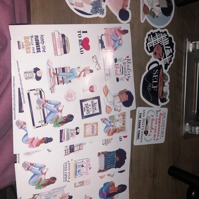 Self-care Stickers self-love African American Stickers - Etsy