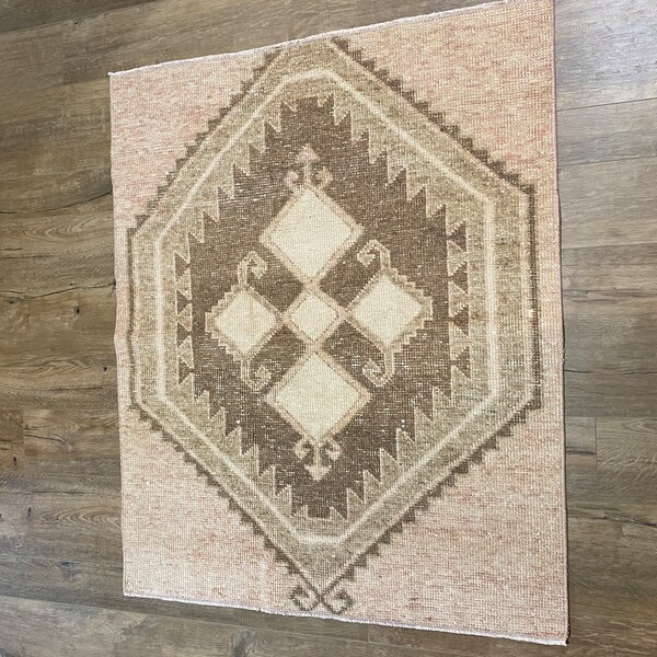 Turkish Patchwork Rug, Vintage Handmade Rug, Home Decor, Anatolian Rug ...