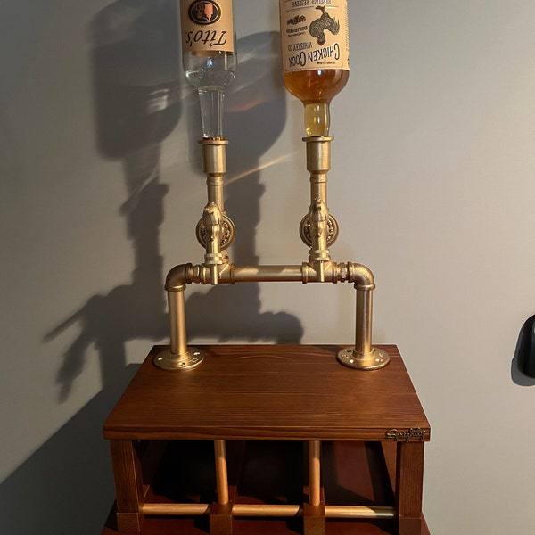 Personalized Wine and Liquor Dispenser for Home Bar - Industrial ...
